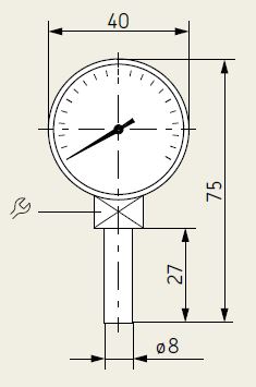 Manometer | SKF | ehemals Vogel Zentralschmierung | SZS ...